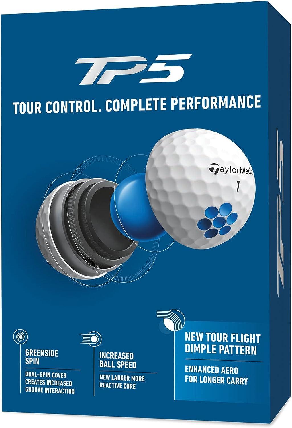 2021 TaylorMade TP5 Golf Balls - Premium Performance for Ultimate Distance and Control | Buy Now ...