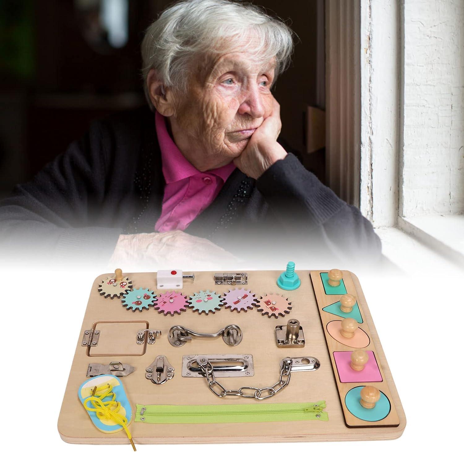 Dementia Fidget Board - Calming Sensory Activities for Adults with ...