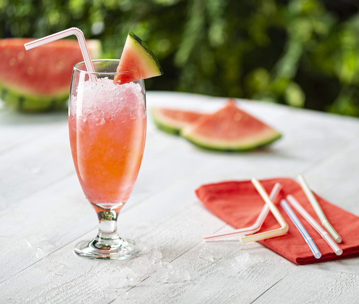 bendy drinking straws