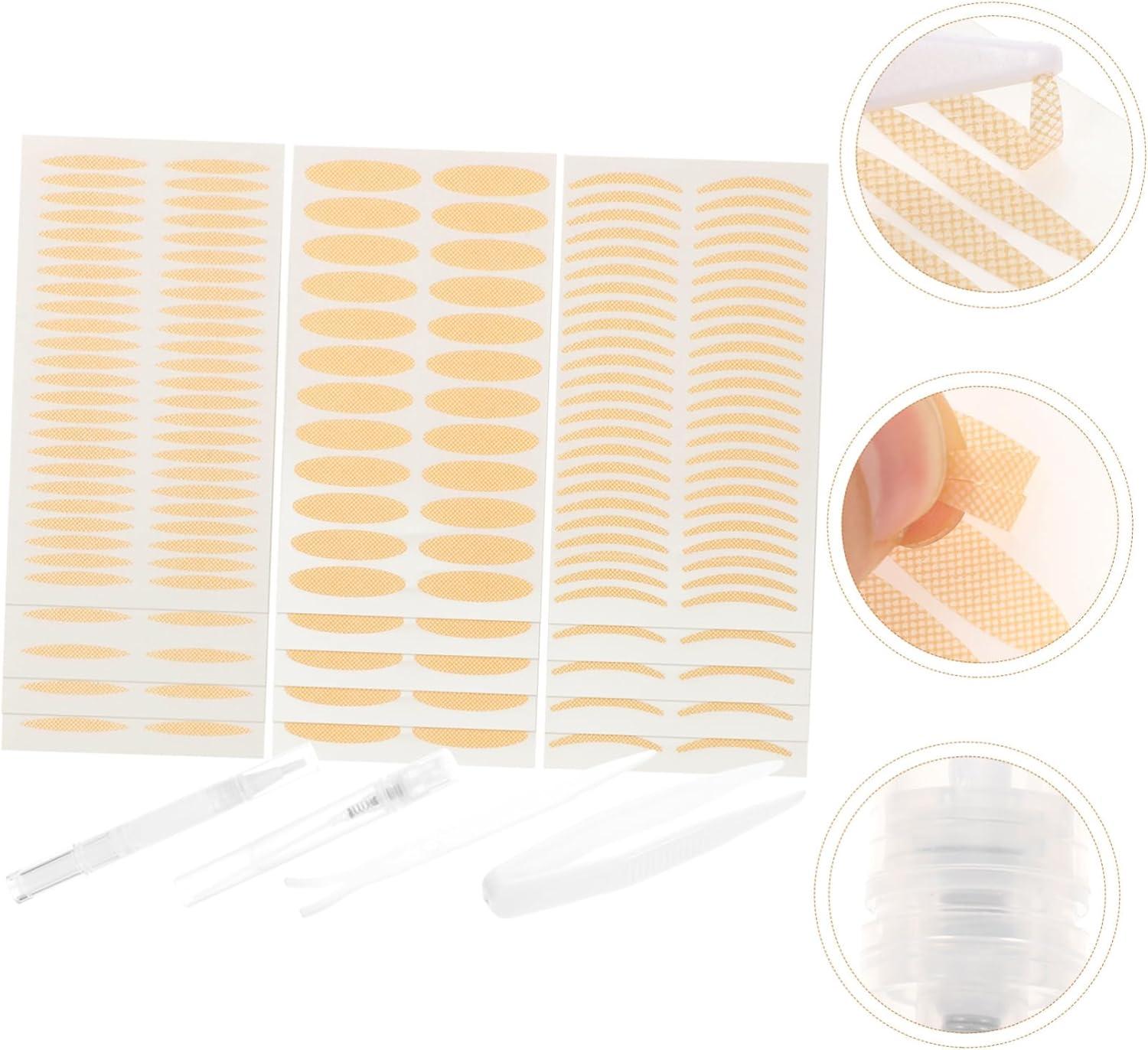 minkissy 4 Sets Double Eyelid Sticker Set Traceless Eye Lift Strips Eye ...