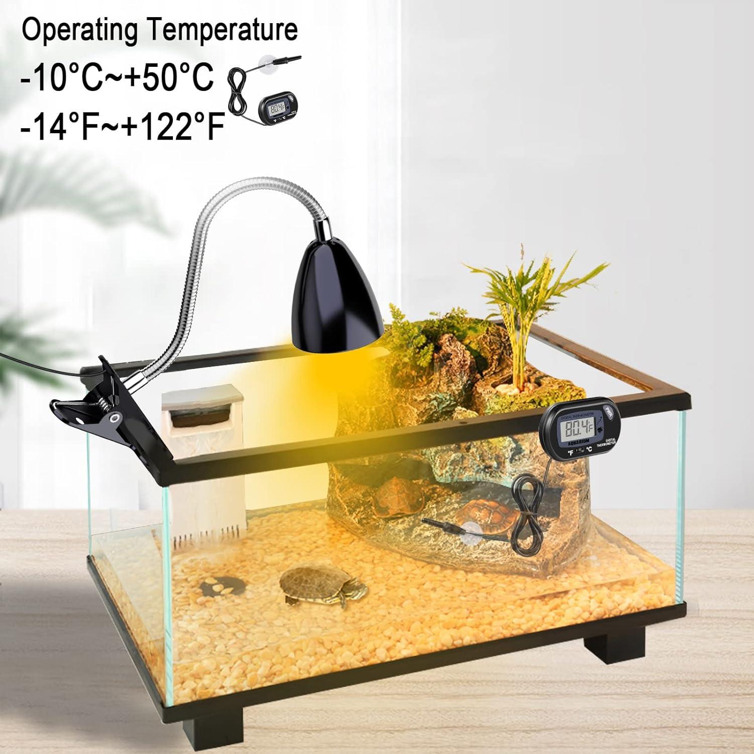 Eilinco Upgrade Tortoise Heat Lamp UV Basking Lamp for Reptiles with ...