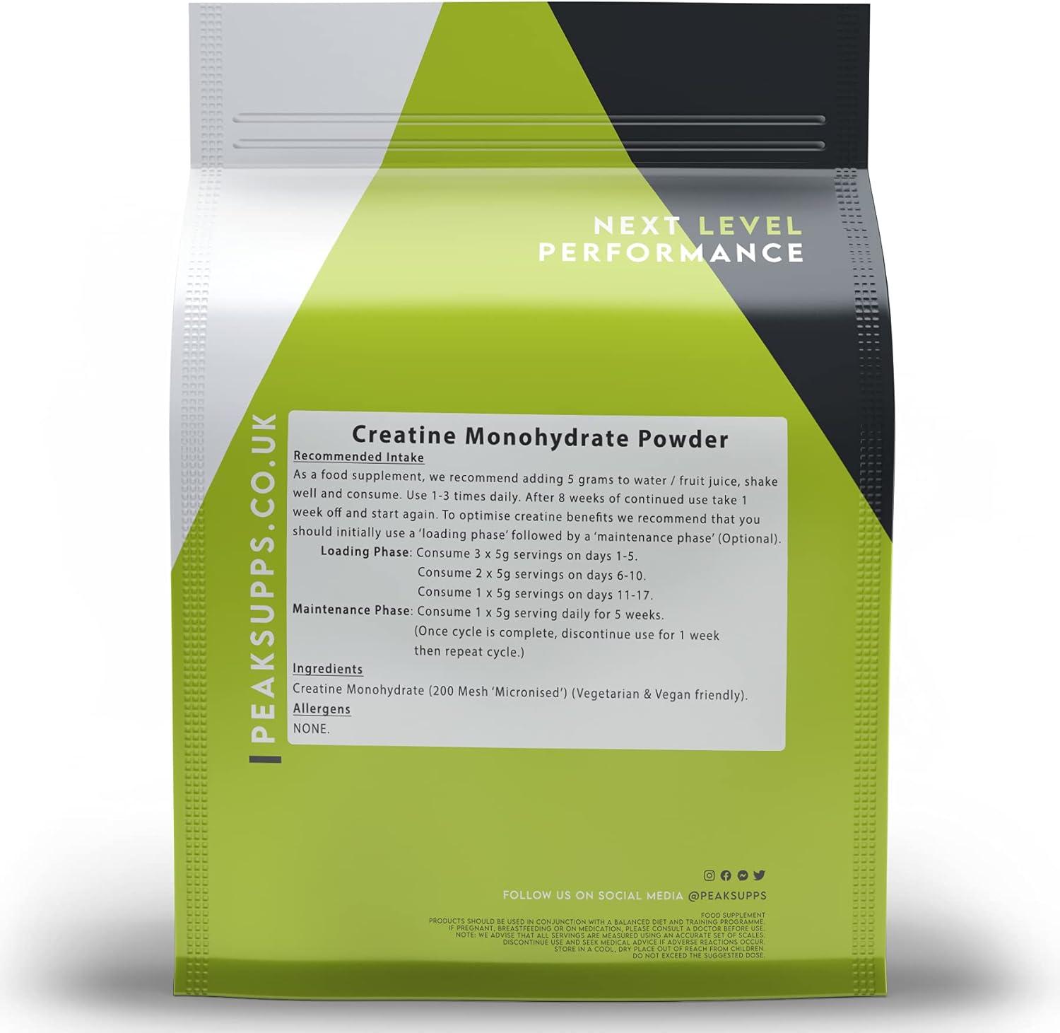 Creatine Monohydrate Powder | Pure | Micronised | Vegan (2Kg 1Kg x2 ...