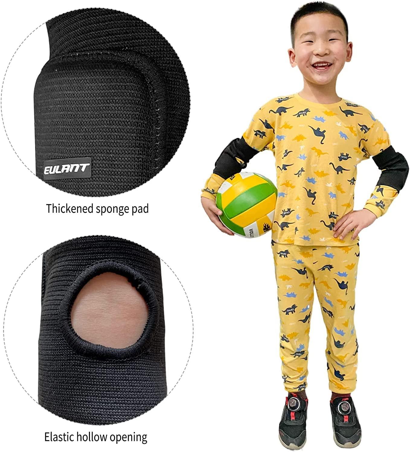 EULANT Kids Elbow Pads with Thicken Sponge Padding | Soft Elbow Brace ...