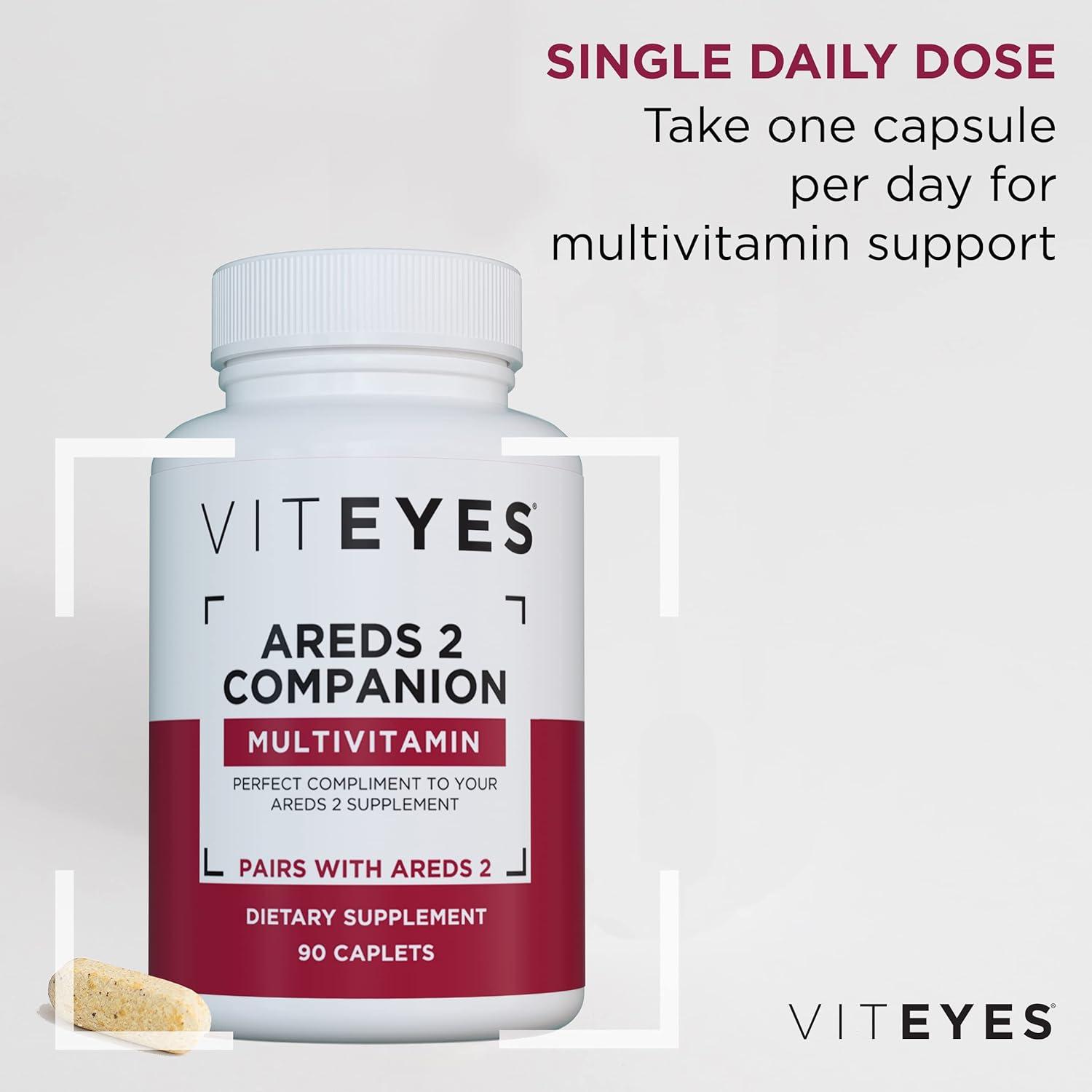 Viteyes Classic AREDS 2 Companion Multivitamin Supplement 90 Capsules ...