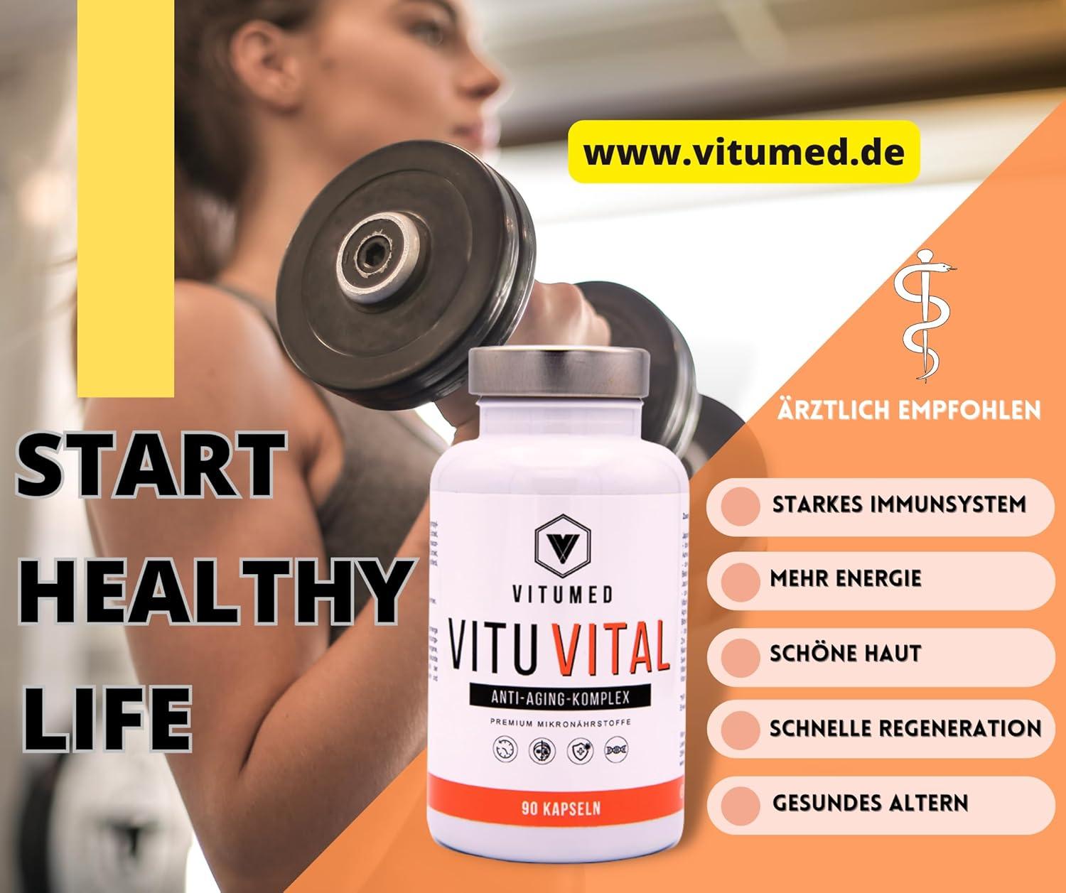 Buy Anti-Aging Capsules - 90 Vegan Capsules with Resveratrol ...