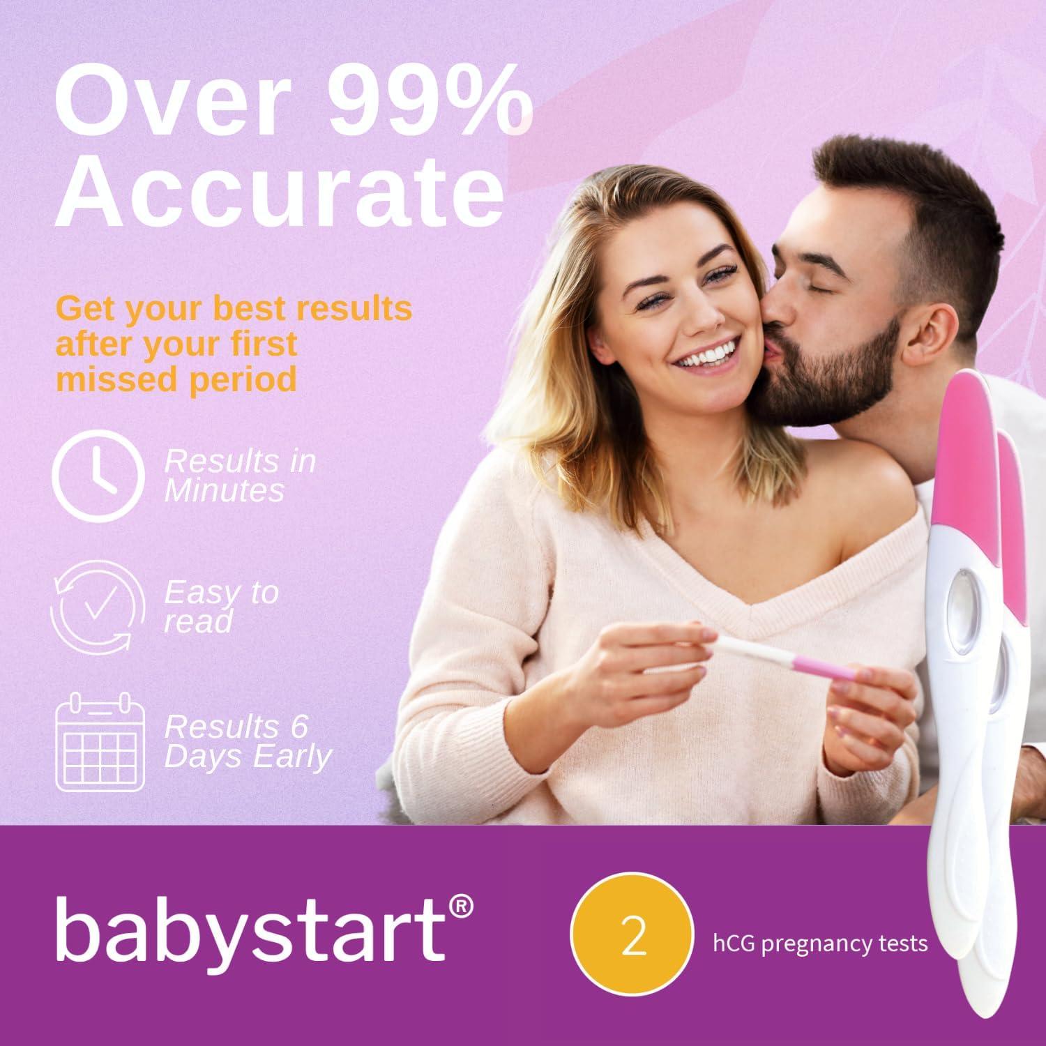 Early Detection Pregnancy Test Kit by Babystart for Easy at Home ...
