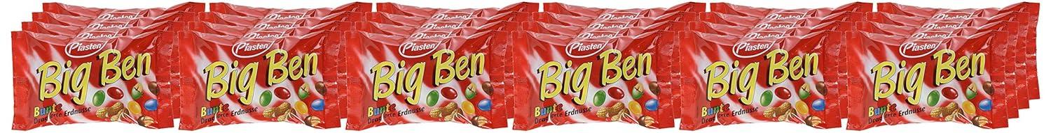 Buy Piasten Big Ben Colorful Drag Peanuts - 24 Pack (250g Each ...
