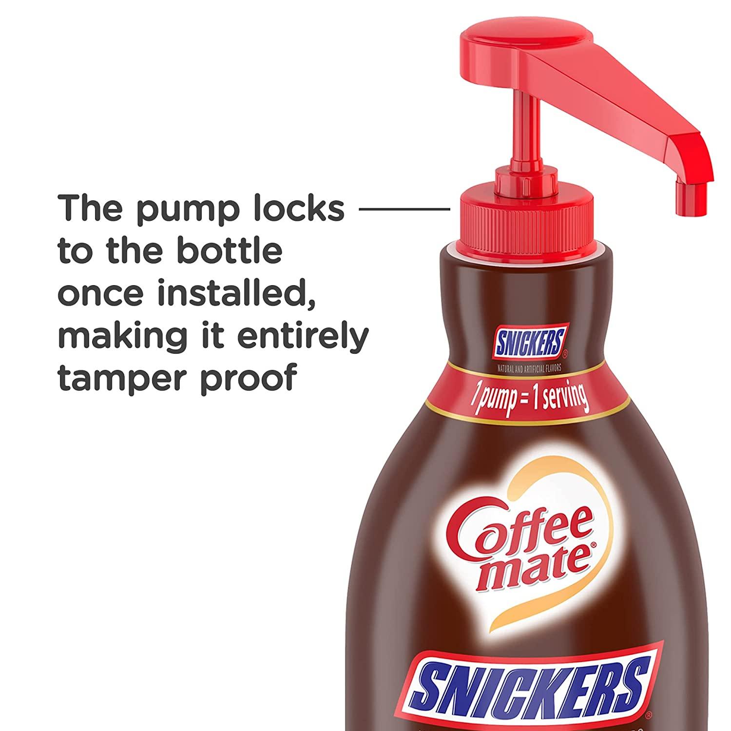 Nestle Coffee mate Snickers Coffee Creamer Pump Bottle 50.7 Fl. Oz ...