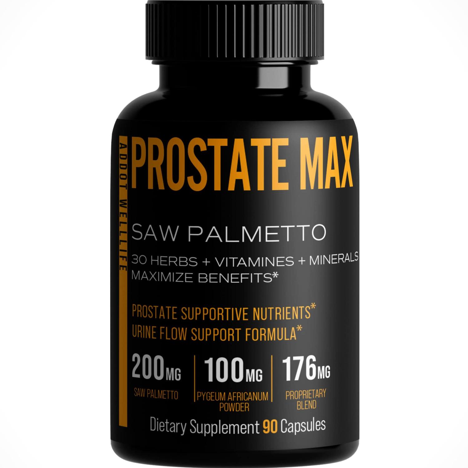 Prostate Max - Men's Prostate Health Supplement with Saw Palmetto & 30 ...