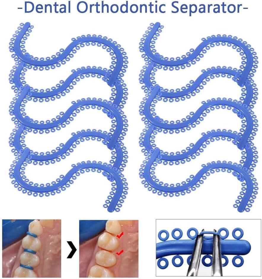 Braces Separator - 700 PCS Teeth Elastic Orthodontic Ligature Ties ...