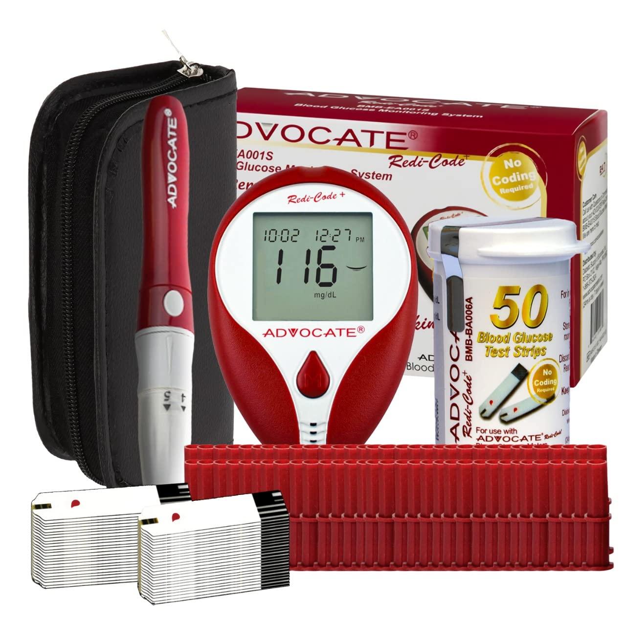 Advocate Redi-Code Speaking Blood Glucose Monitor Kit - Auto-Coding ...