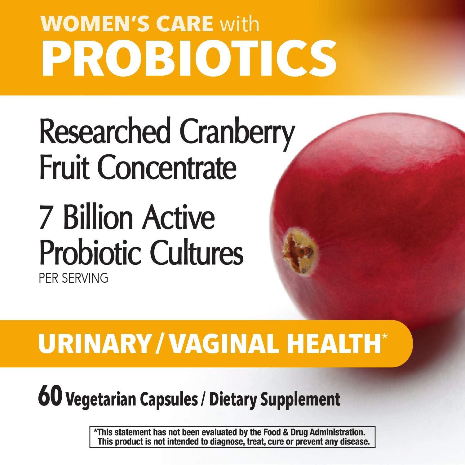 Nature's Way CranRx Bioactive Cranberry with Probiotics - 60 Capsules ...