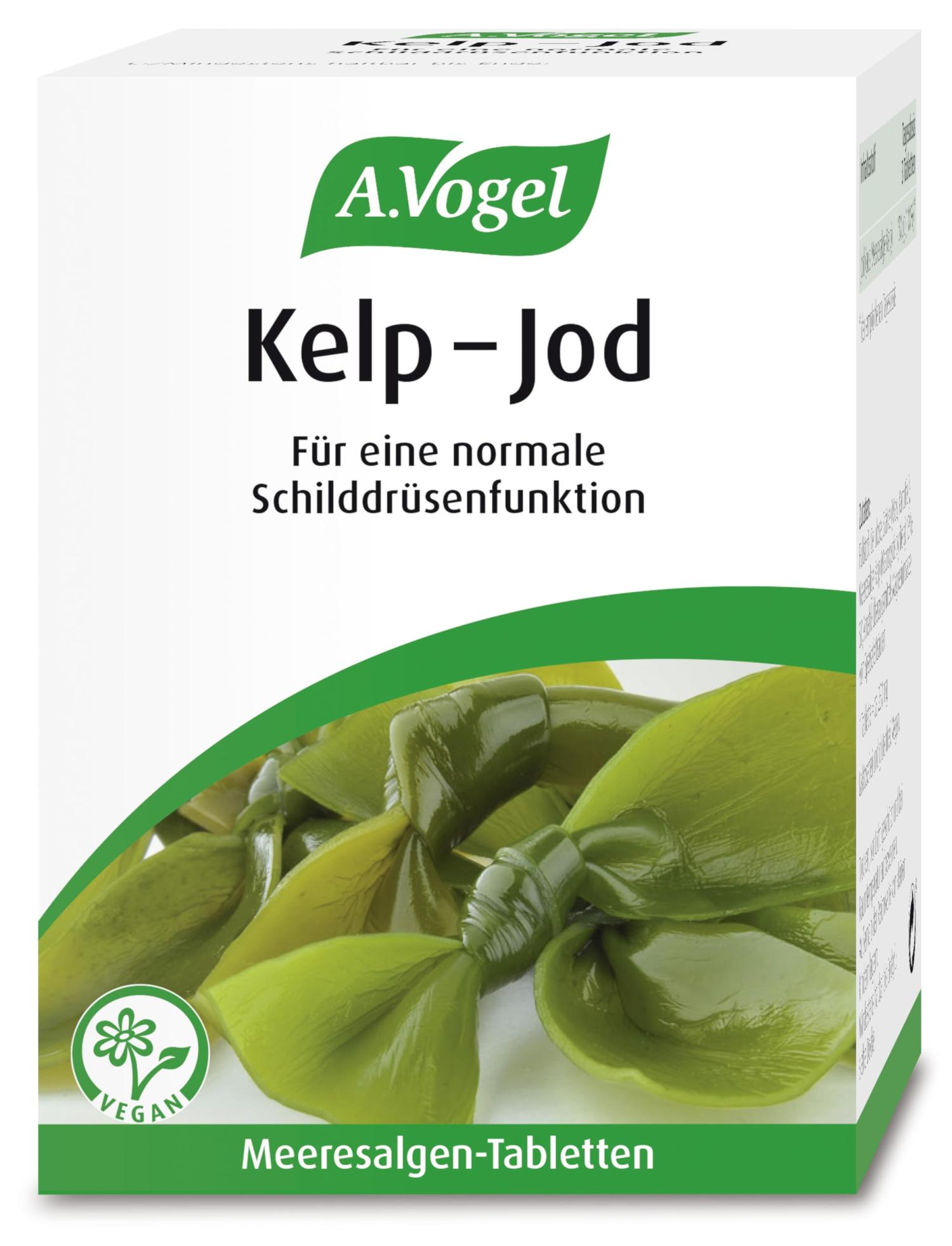 A.Vogel Kelp Iodine Sea Algae Tablets - 120 Count | Natural Thyroid ...