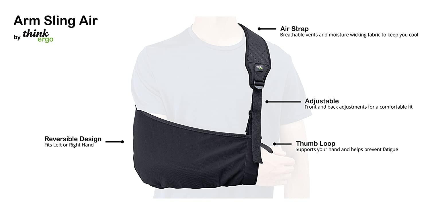 Think Ergo Arm Sling Air - Lightweight Breathable Medical Sling for ...