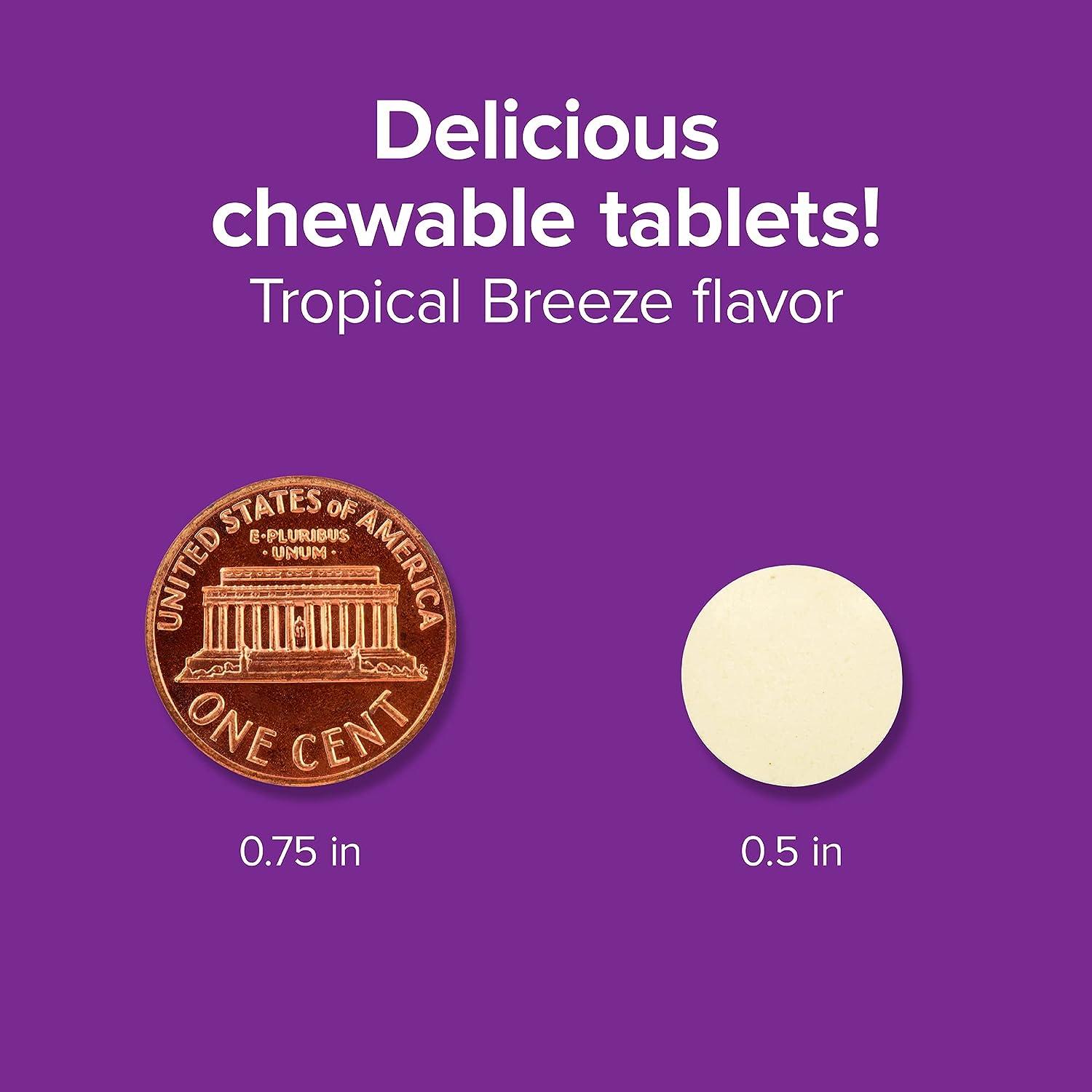 Webber Naturals Vitamin C 300 Chewable Tablets - Tropical Breeze Flavor ...