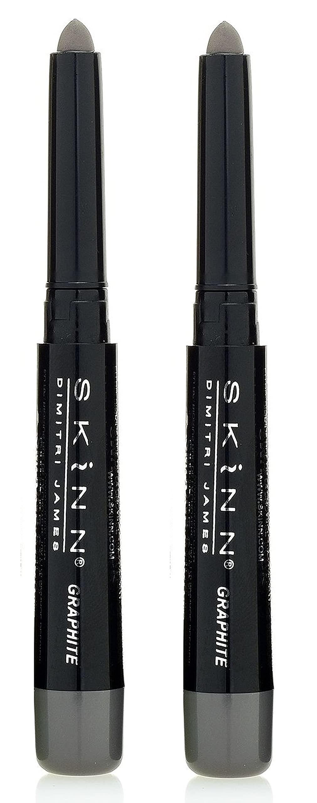 Skinn Cosmetics Smudge Stick for Eyes - Set of 2 Graphite Eye Pencils ...