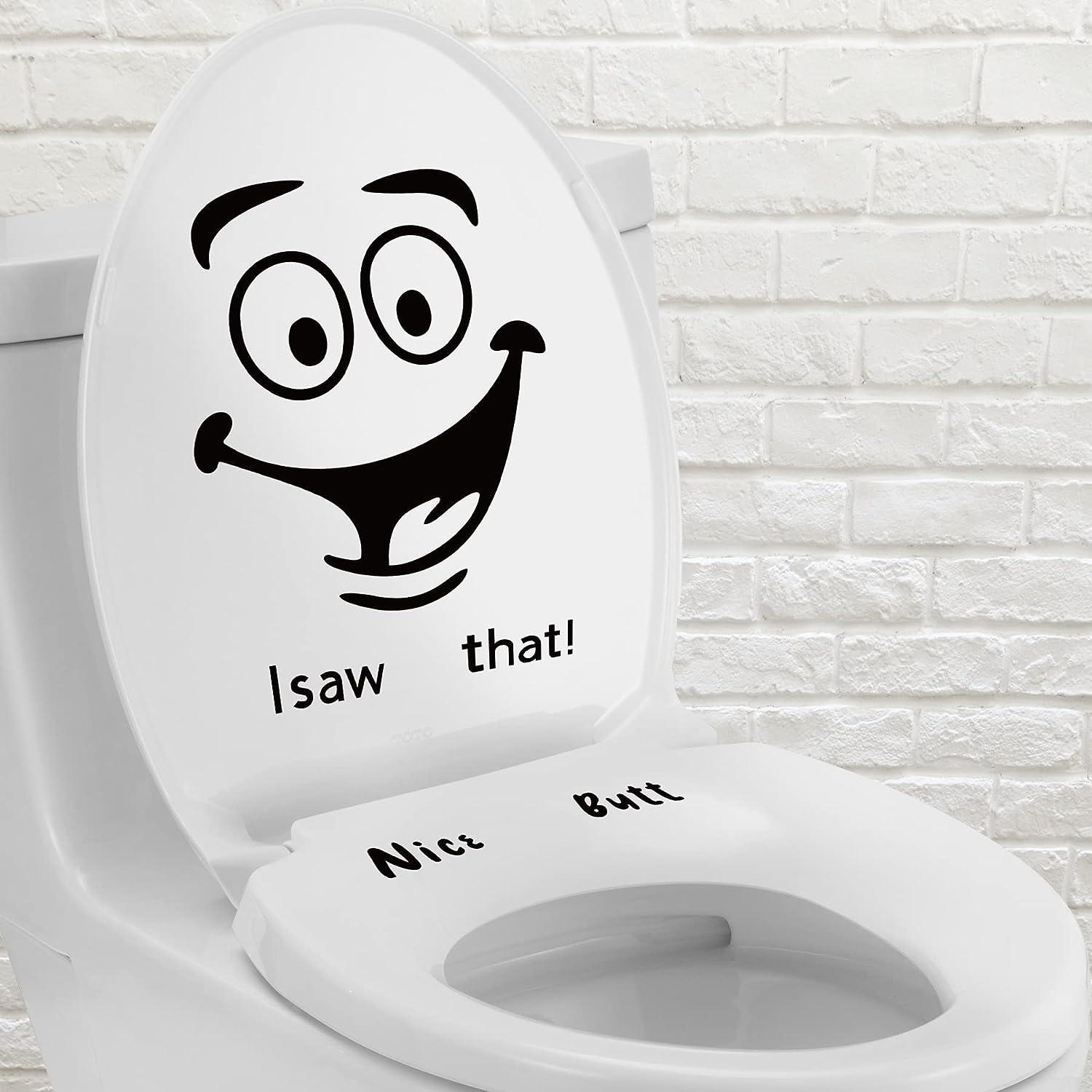 ALIGZ Funny Toilet Stickers Set - Please Seat Yourself, Nice Butt ...