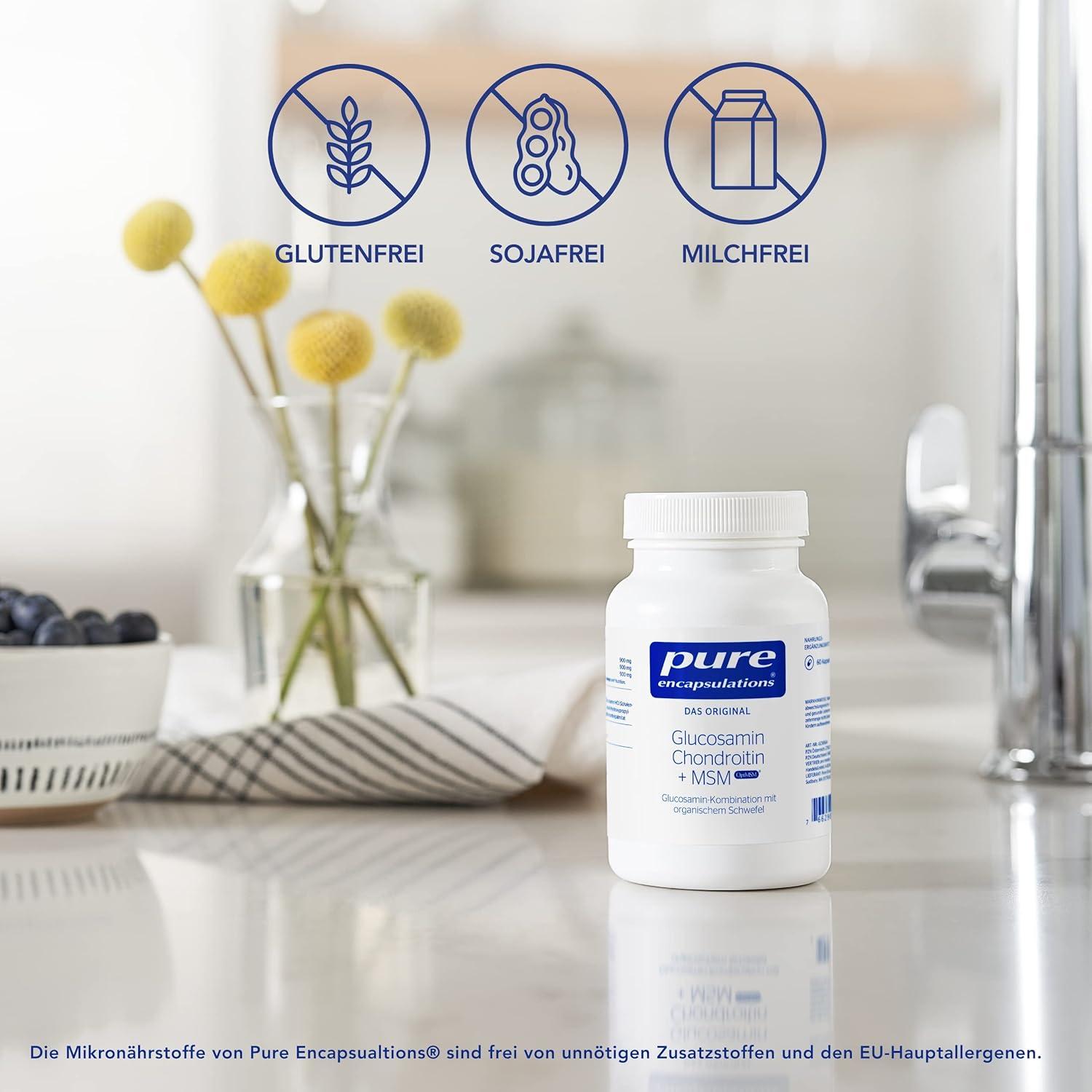 Pure Encapsulations Glucosamine Chondroitin + MSM - 60 Capsules for ...