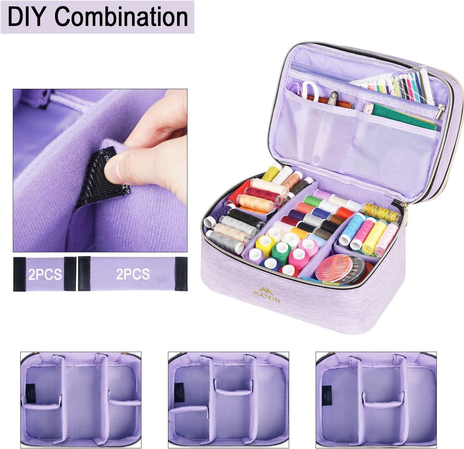 Sewing Supplies Organizer Double-Layer Storage Bag for Women - Large ...