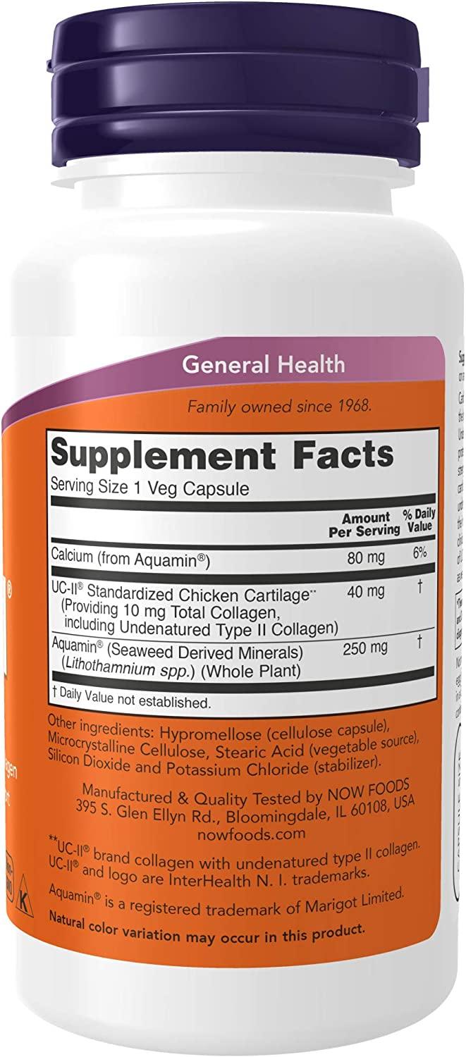 Now Foods UC-II Joint Health Collagen - 120 Veg Capsules for Ultimate ...