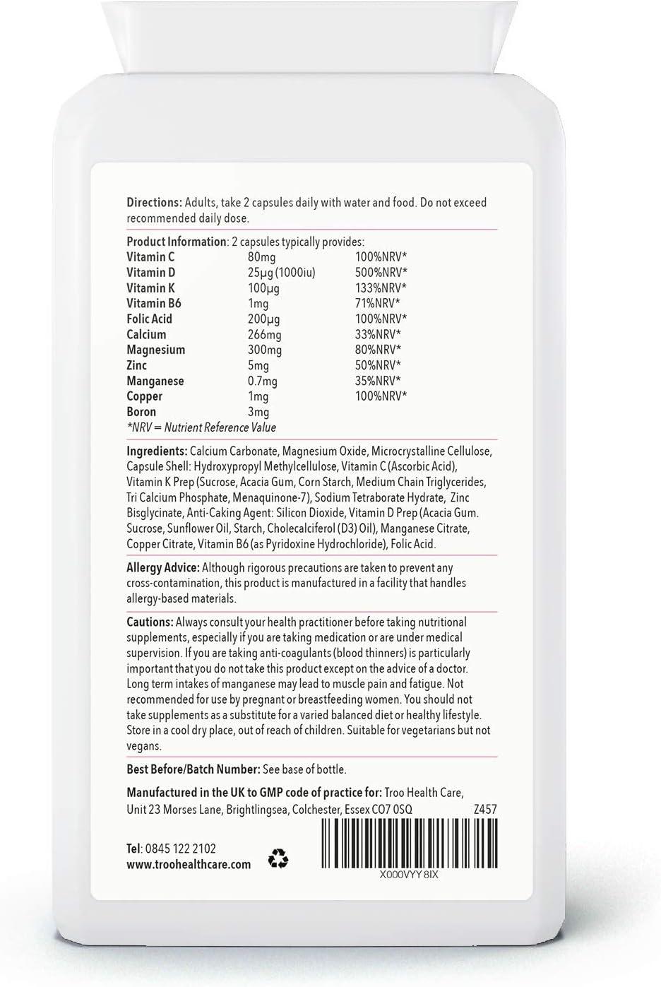Osteotrition Bone Support Supplement 90 Capsules | Maintain Bone ...