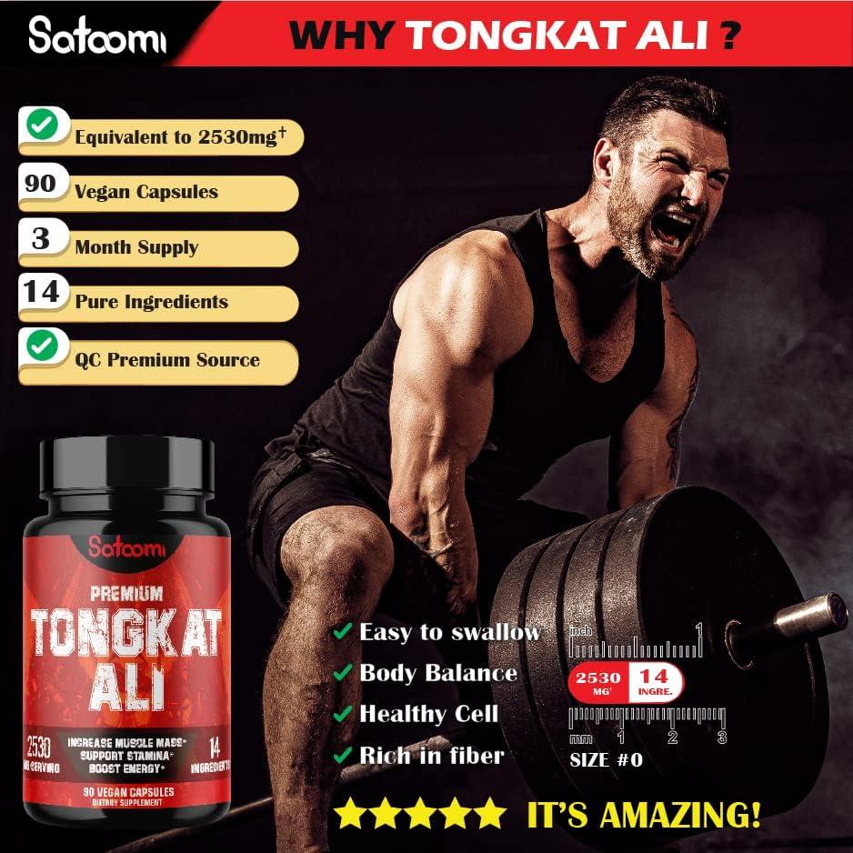 Premium Tongkat Ali Root Extract 200 1 With 14in1 Extra Horny Goat
