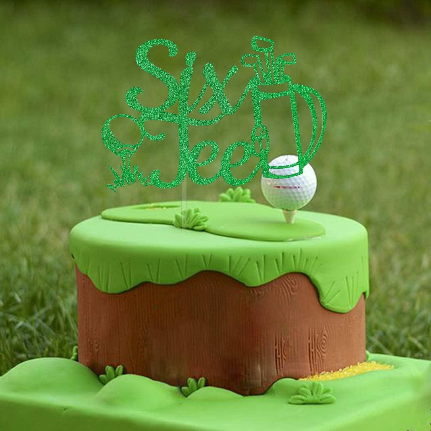 Sixtee Birthday Cake Topper Golf 60th Birthday Decoration Funny Golf ...