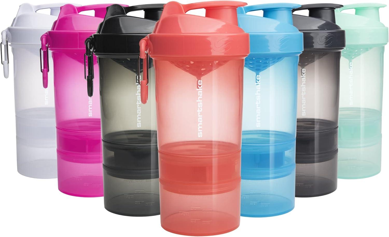 Smartshake Original 2GO Shaker Cup - 600ml Capacity | Neon Pink ...