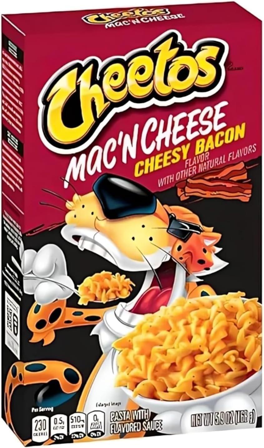 Cheetos Cheesy Bacon Mac 'n Cheese Box 170g | Easy to Cook Pasta with ...