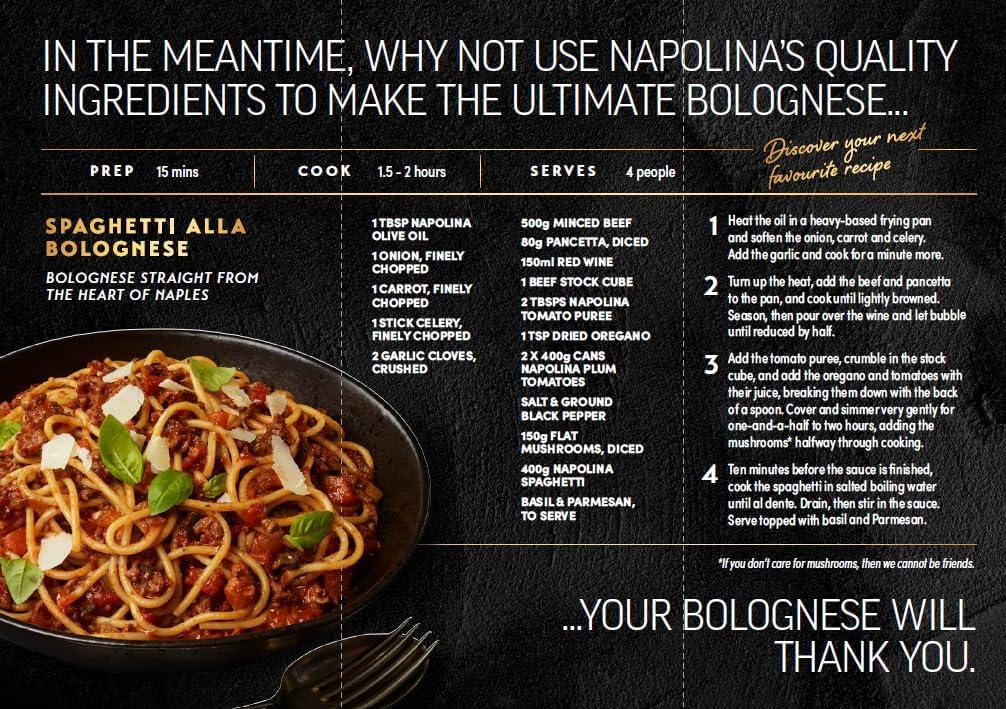Napolina Spaghetti 500g - Authentic Italian Pasta - Pack of 1 | Buy Now ...