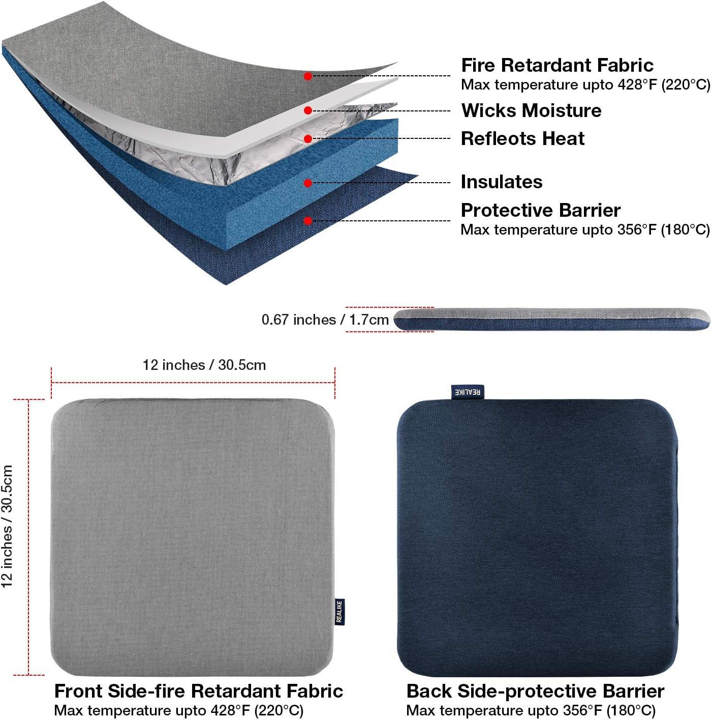 REALIKE 12x12 inch Heat Press Mat for Cricut EasyPress 2 - Gray ...