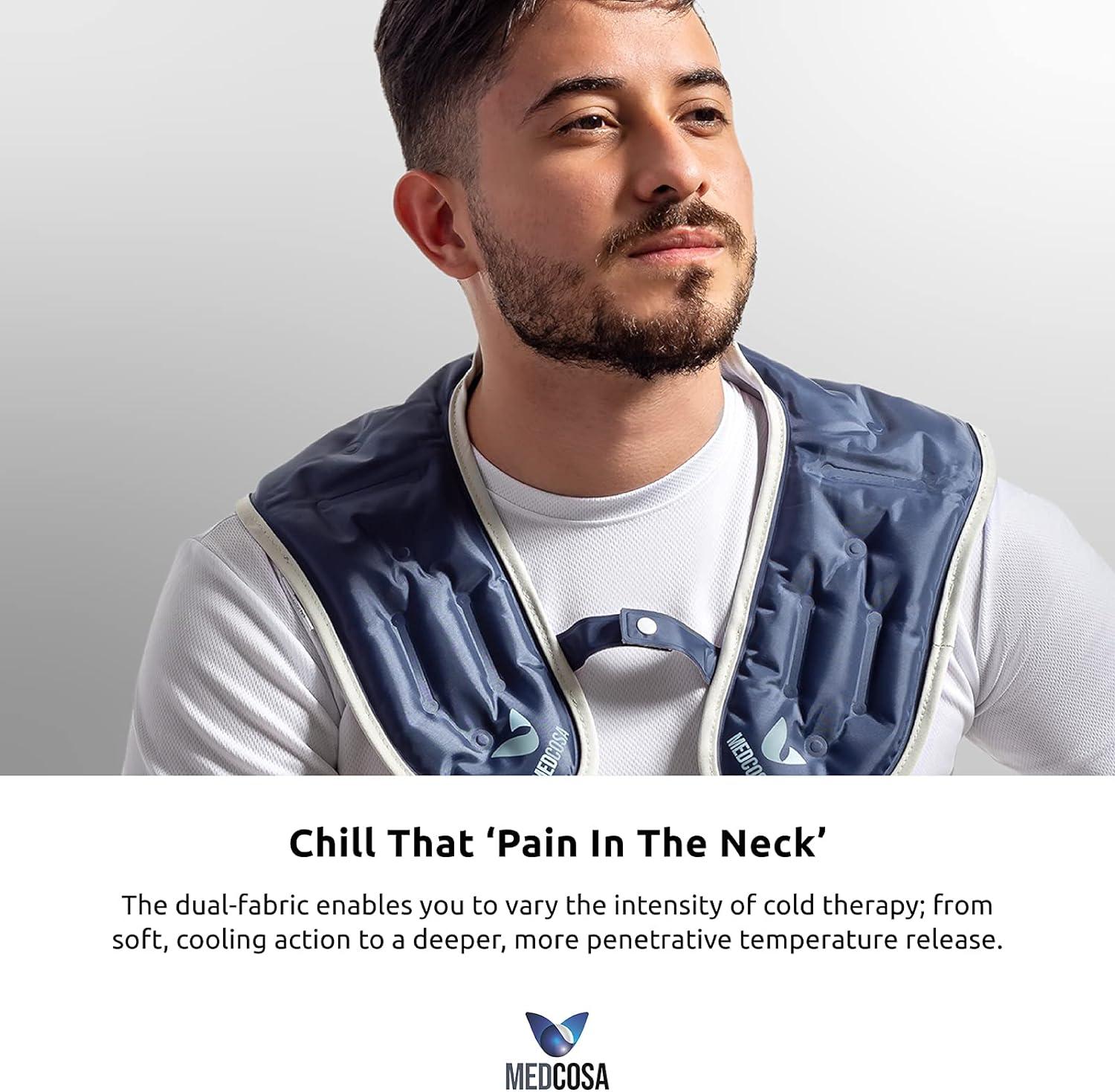 Medcosa Neck Gel Ice Pack - Soothe Neck & Shoulder Pain, Ideal for ...
