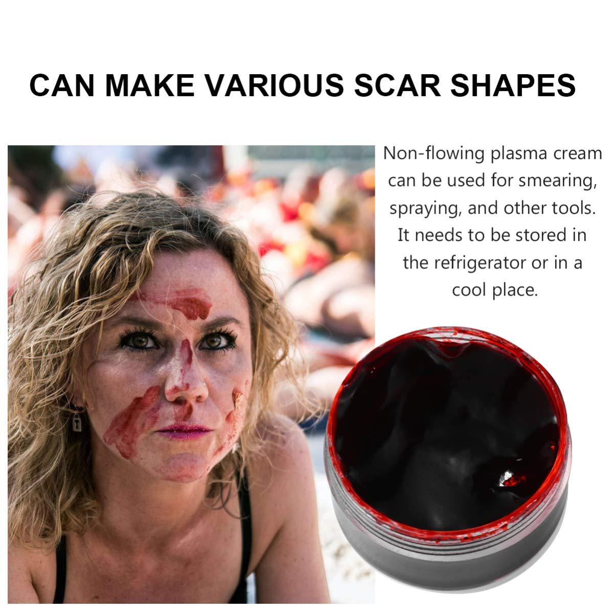 Lurrose Fake Scab Blood Gel - Realistic Halloween Makeup & Cosplay ...