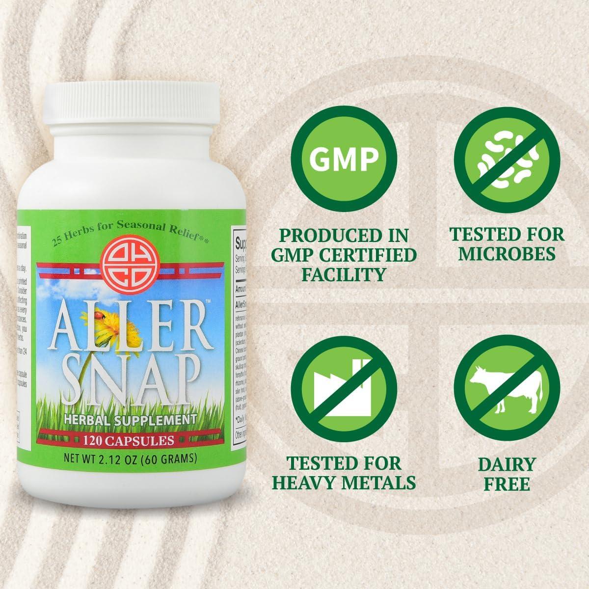 OHCO Aller Snap - Natural Chinese Herbal Supplement for Seasonal ...
