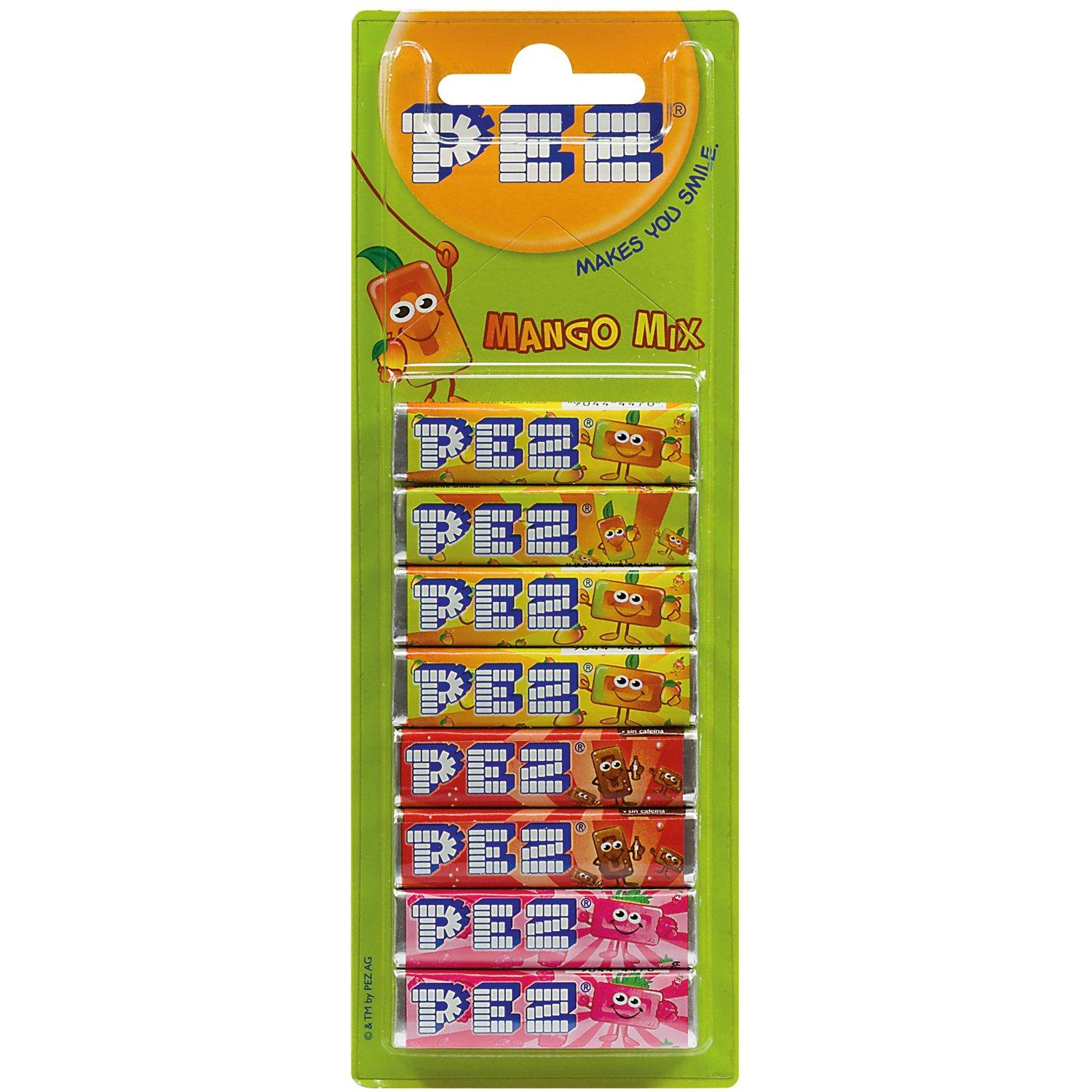 PEZ Bonbons Mango Mix - 8 x 8.5g Pack | Gluten & Lactose Free Mango ...