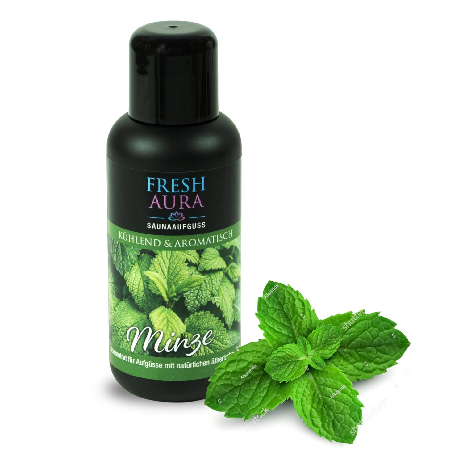 Fresh Aura Sauna Infusion with Mint & Natural Essential Oils - Long ...