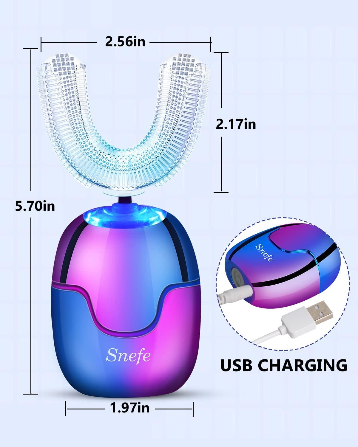 Ultrasonic Electric Toothbrush for Adults | Automatic 360 Toothbrush ...