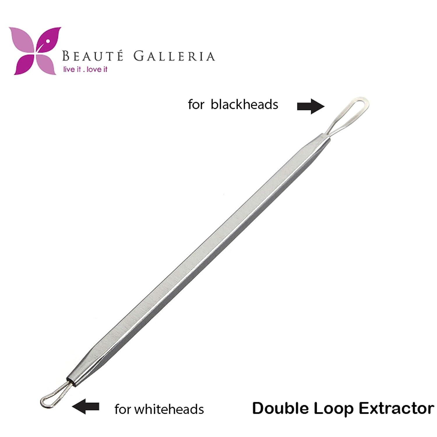 Beaute Galleria Double Loop Blackhead Remover - Acne & Whitehead ...