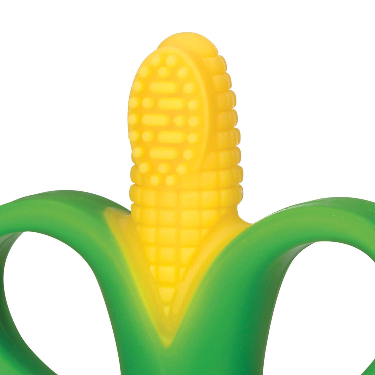 Nuby Corncob Shape Teething Aid for 3M+ - Multicolored | Safe ...
