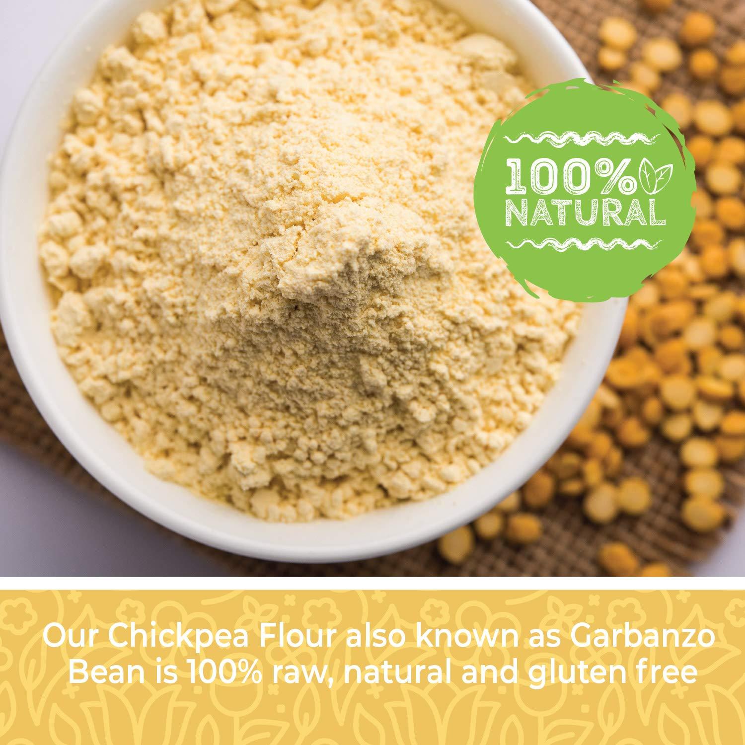 Chickpea Flour 2lbs - Stone Ground Garbanzo Bean Flour | Gluten-Free ...
