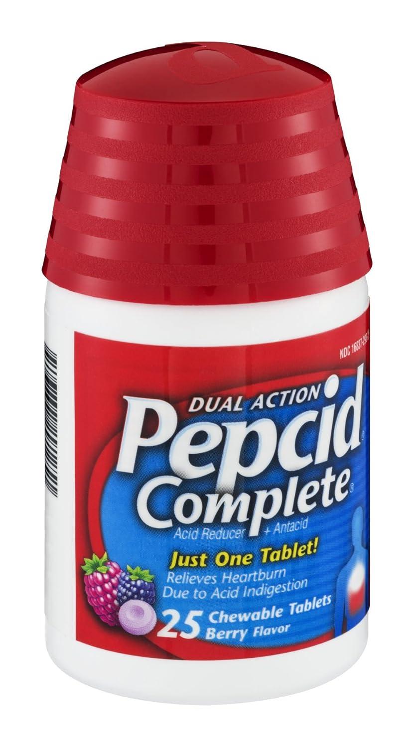 Pepcid Complete Berry 75c Size 75ct Pepcid Complete Berry Acid Reducer ...