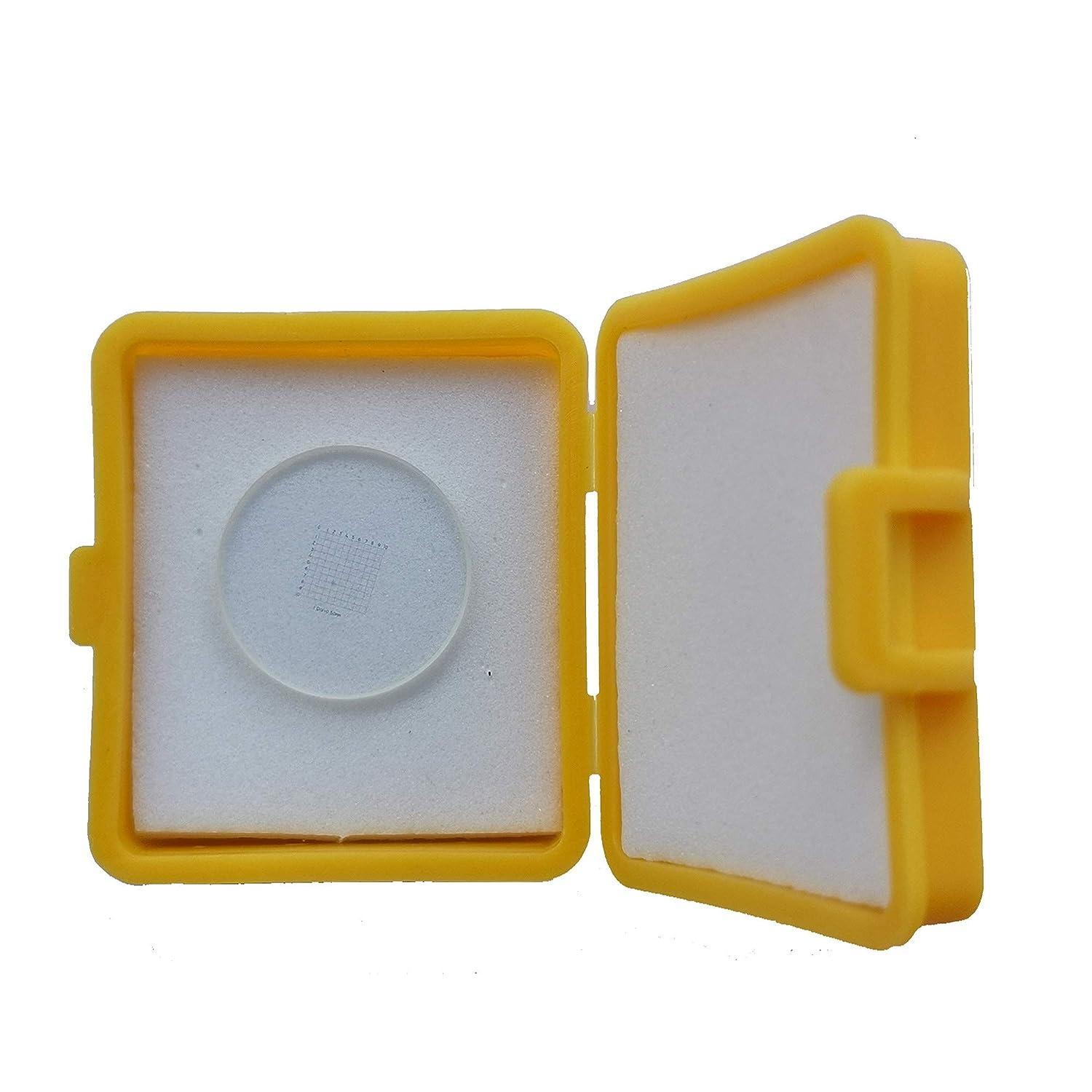 0.5mm Net Shaped Microscope Eyepiece Micrometer for Calibration - 19mm ...