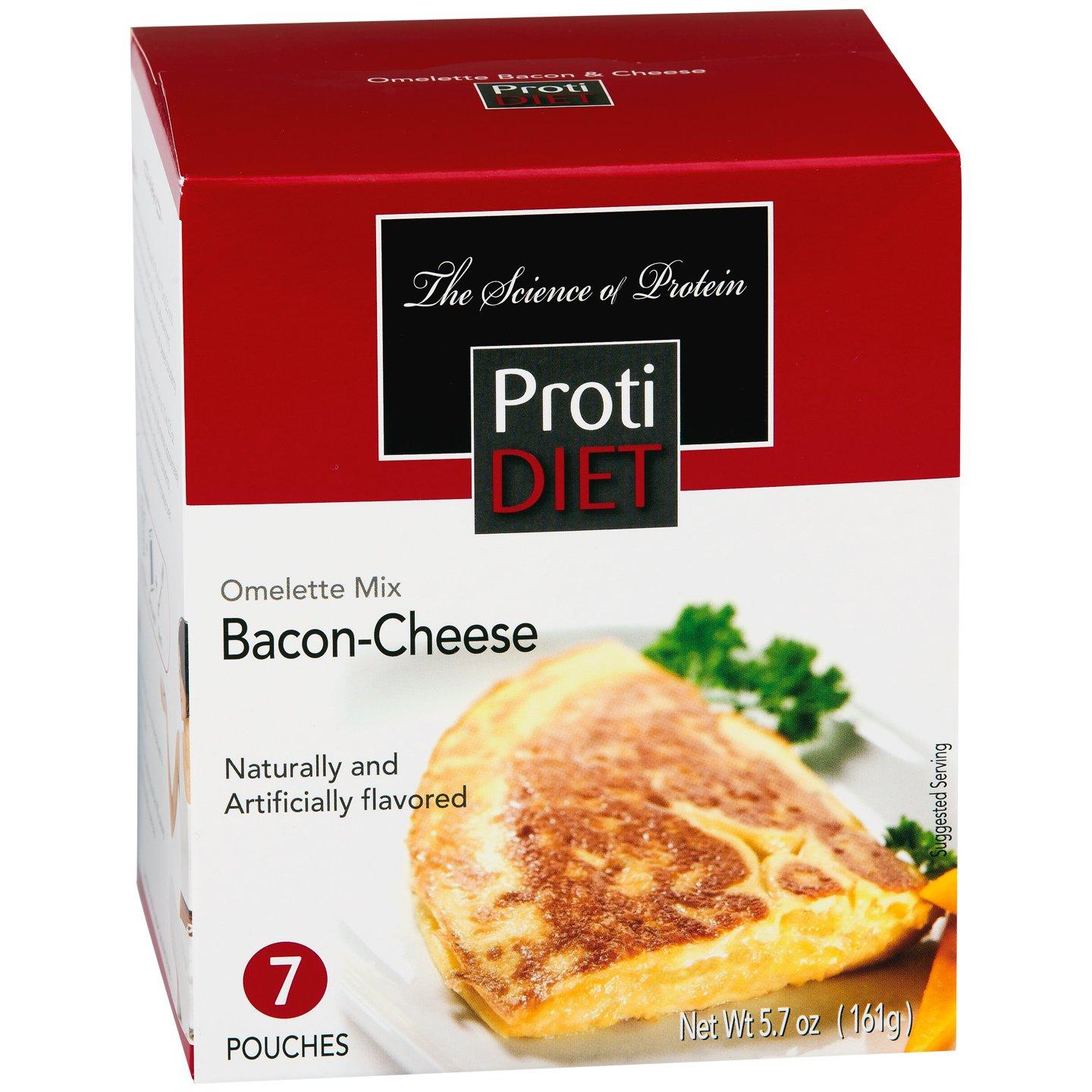Protidiet Omelette Mix-Bacon Cheese 5.7 Oz. (7 Servings) | Buy Now with ...