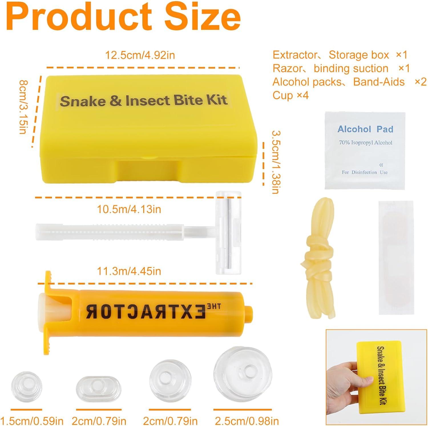 Bug Bite Suction Tool - Insect Bite and Bee Sting Extractor Kit ...