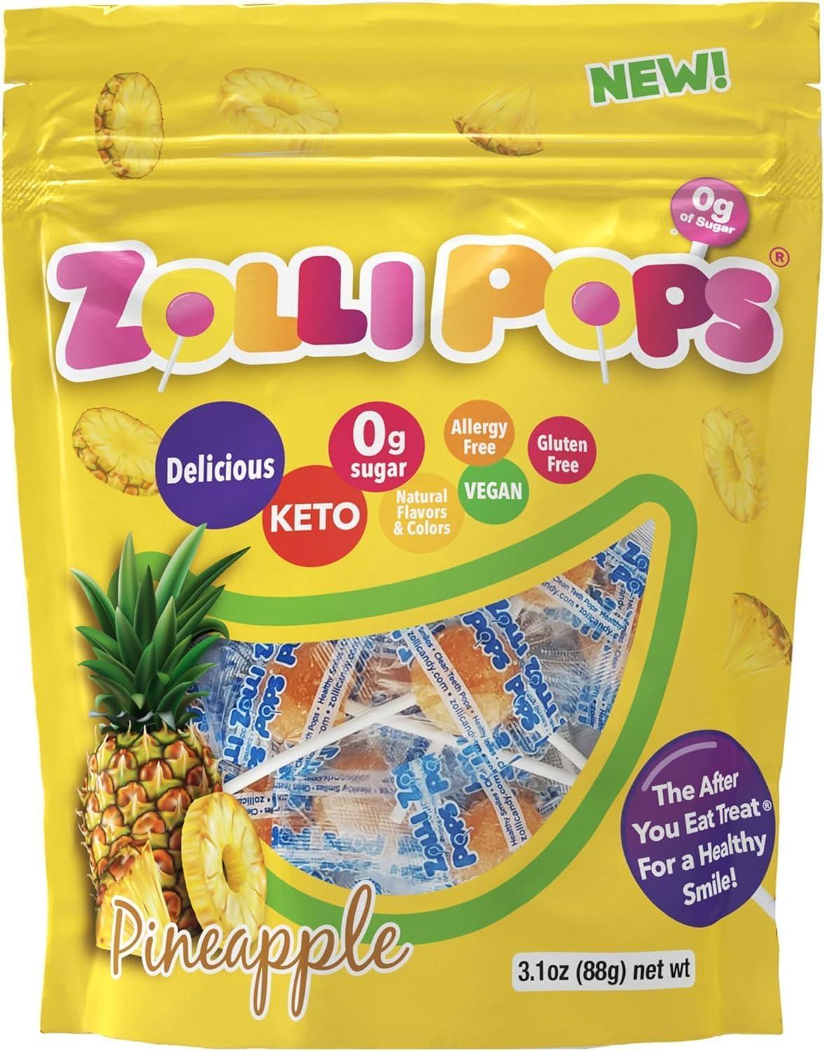 Zollipops Clean Teeth Pops Dental Health Lollipops 30 Count Zero Sugar ...