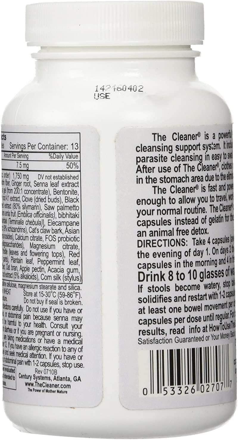 Cleanse & Detox with The Cleaner 7Day Men's Formula - 52 Capsules | Buy ...