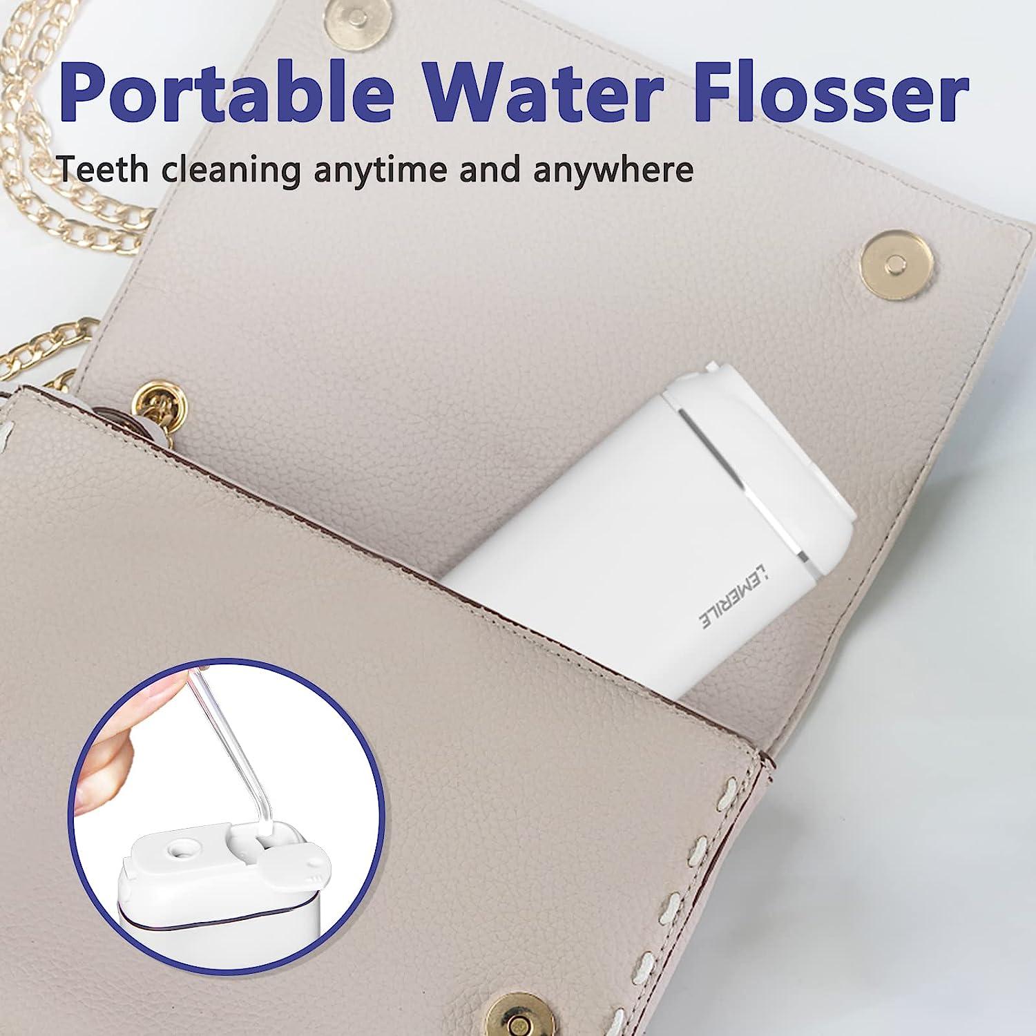 Portable Mini Cordless Water Flosser for Teeth & Gums - 3 Modes ...