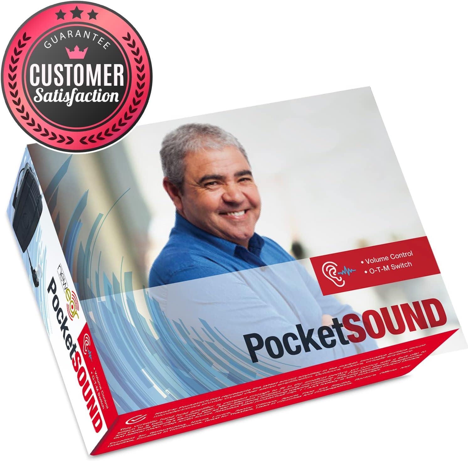 Pocket Sound - Digital Personal Sound Amplifier with Earbuds and ...