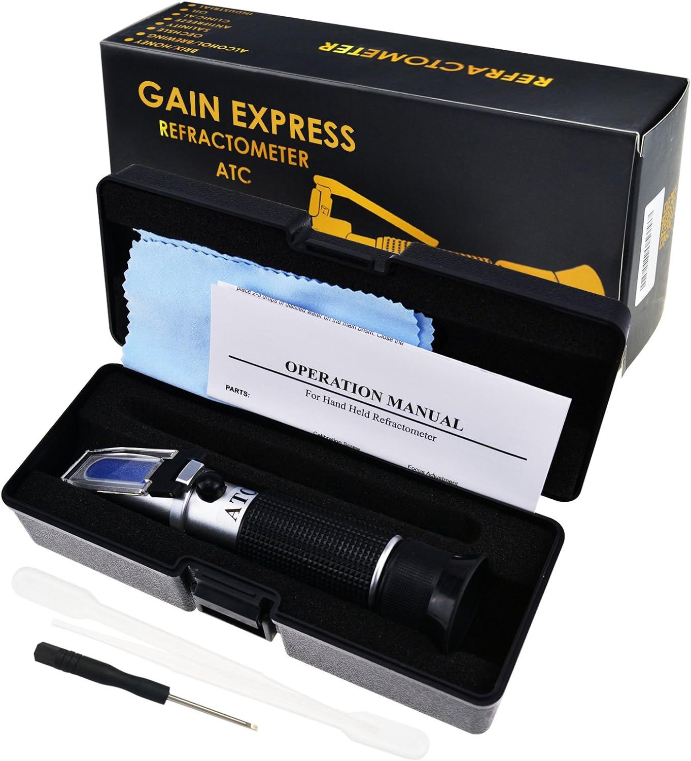 Buy Dual Scale Beer Wort Refractometer with ATC - SG 1.000-1.120 & BRIX ...