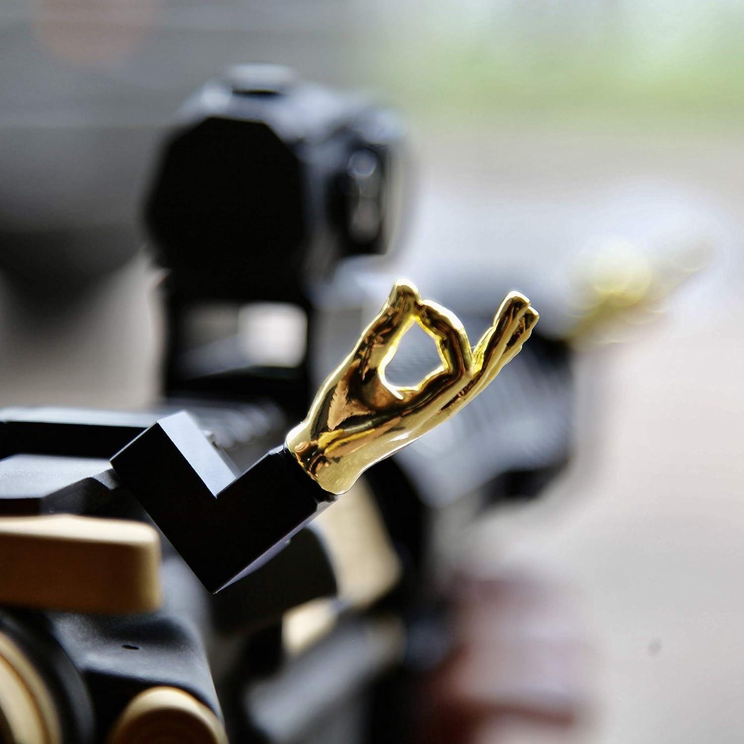 Stinger Novelty Finger Sight Set - 45 Degree Gloss Gold Iron Sights for ...